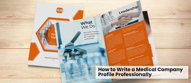 How to Write a Medical Company Profile Professionally