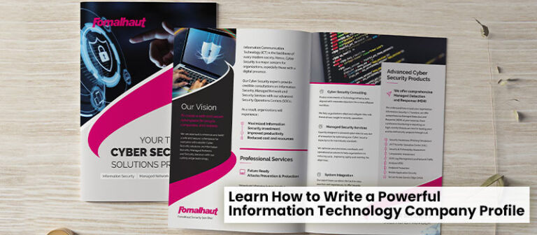 Learn How to Write a Powerful Information Technology Company Profile