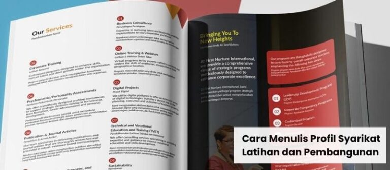 Cara Menulis Profil Syarikat Latihan dan Pembangunan