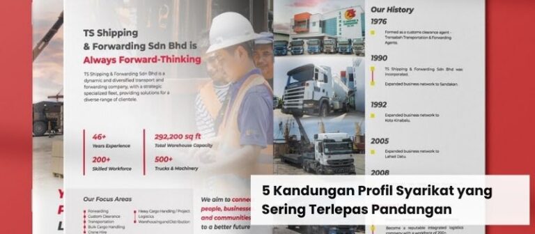5 Kandungan Profil Syarikat yang Sering Terlepas Pandang