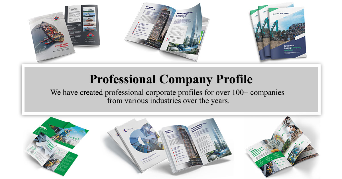 Professional Company Profile Design Services in Malaysia